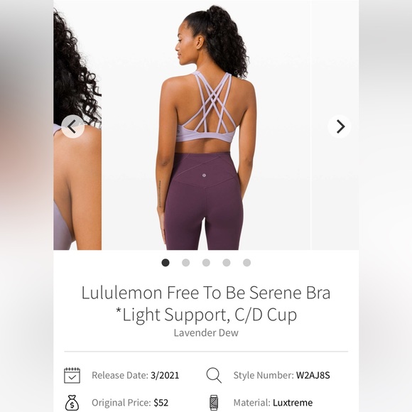lululemon athletica | Intimates & Sleepwear | Lululemon Free To Be ...